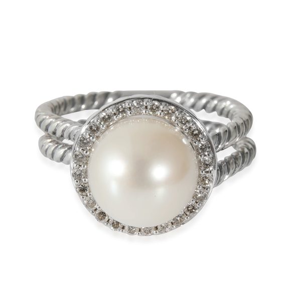 David Yurman | Bags | David Yurman Cable Collection Pearl Ring In ...